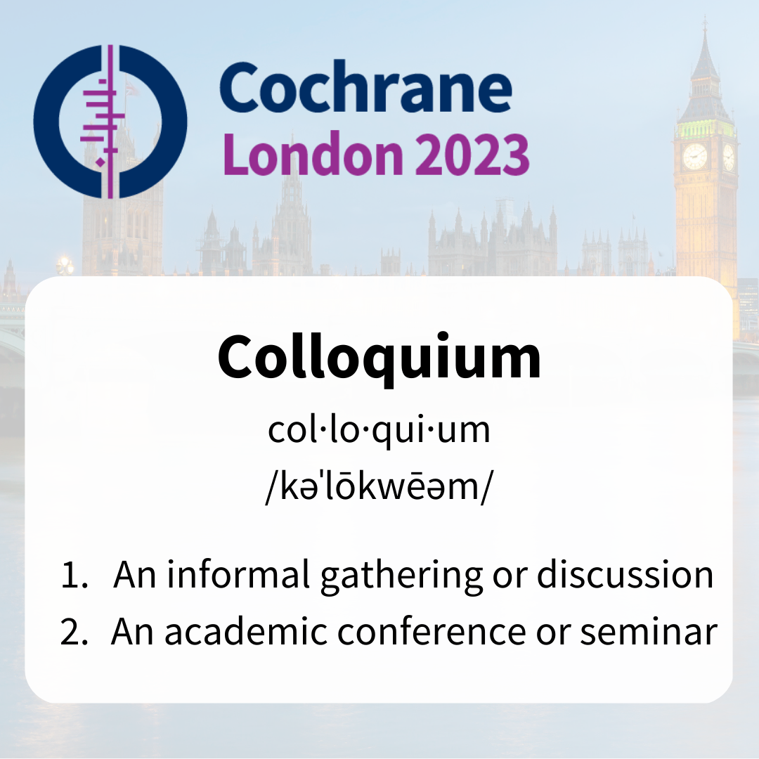 Cochrane Colloquium 2023 | Cochrane Netherlands